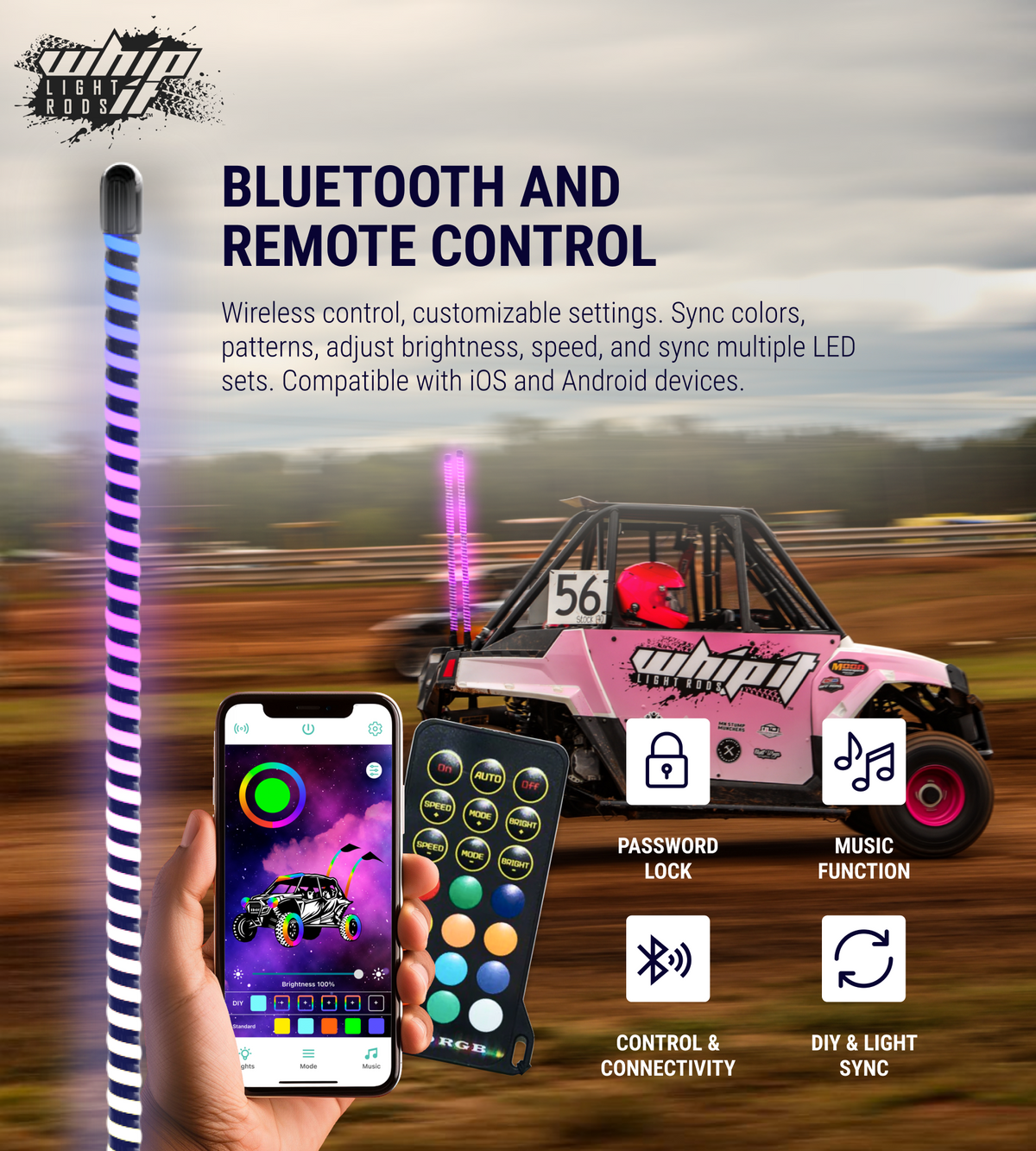 Angel LED Whips - COB LED Technology for Off-Road Adventure – Whip It ...